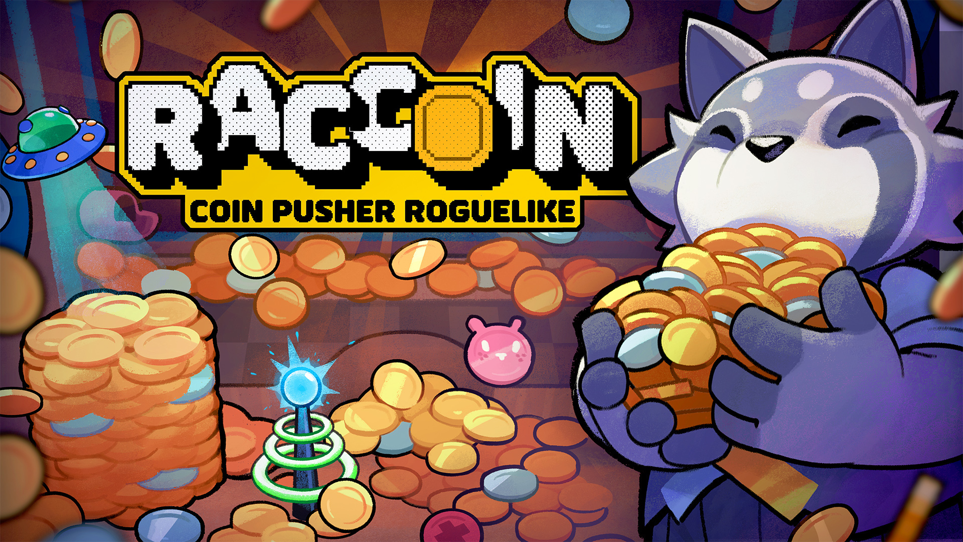 Raccoon Coin Pusher